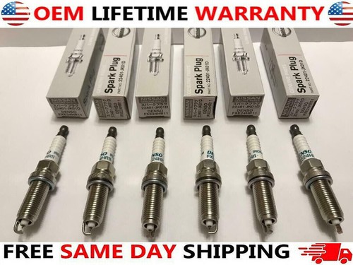 6pc NEW Denso Spark Plugs For INFINITI 22401-JK01D FXE24HR11 3457 OEM ...