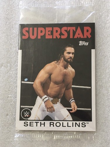 Seth Rollins: SUPERSTAR 2016 Topps Heritage WWE Trading Card # 111 NEW ...