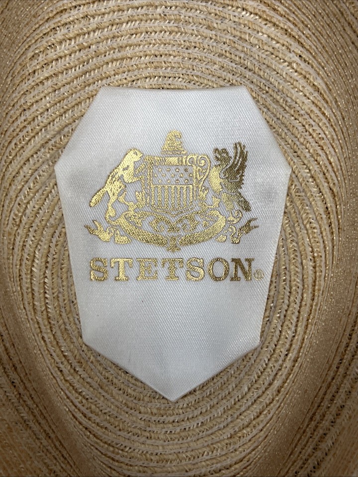 STETSON STRATOLINER SPECIAL EDITION HEMP BRAID FEDORA HAT 50th Ann ...