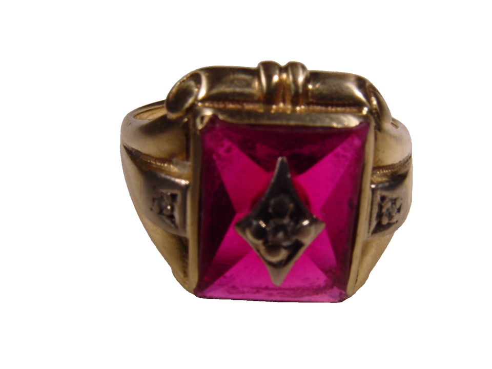 Vintage Men BPOE Elks Ring Solid 10K yellow gold size 10 | eBay
