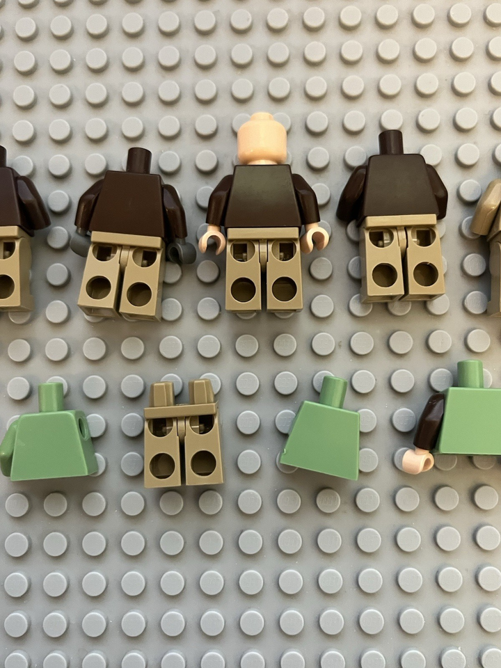 Lego Indiana Jones Minifigure Parts and Pieces Lot - Colonel Dovchenko ...