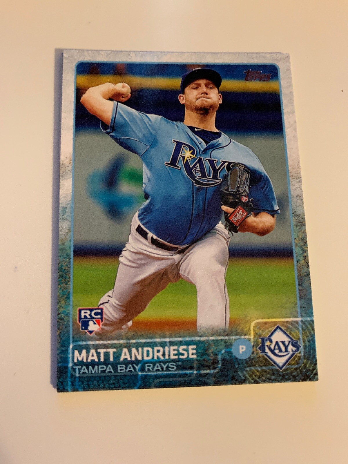 2015 Topps Update #US34 Matt Andriese Rookie Card Tampa Bay Rays | eBay
