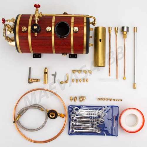 Retro 850ml Steam Engine Boiler Fit 1.0-1.5m Model Ship for Adult Toy ...