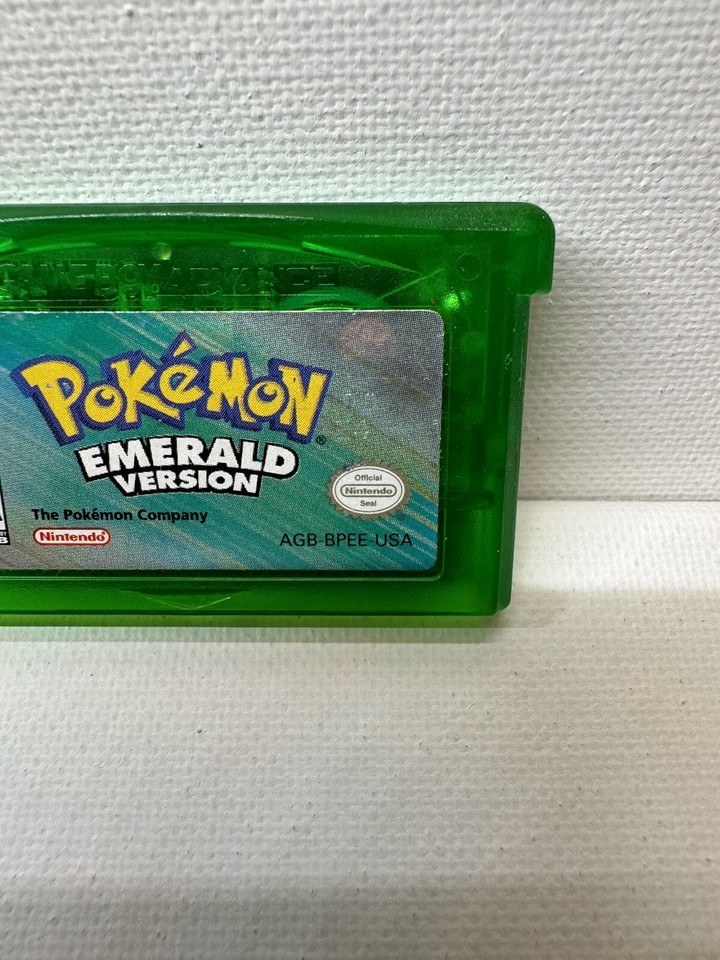 Pokemon Emerald Game Boy Advance GBA Complete Box Authentic Gameboy ...