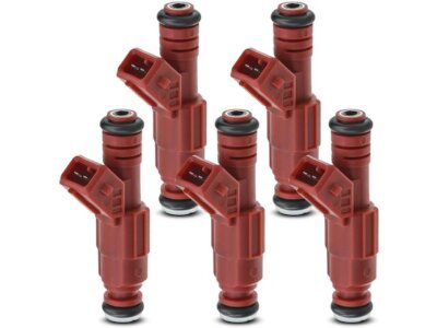 Autopart Premium Fuel Injector Set fits Volvo V70 1998 2.4L 5 Cyl ...