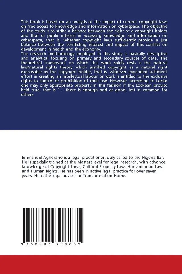 Emmanuel Agherario | Implications of Copyright Laws on Free Access to ...