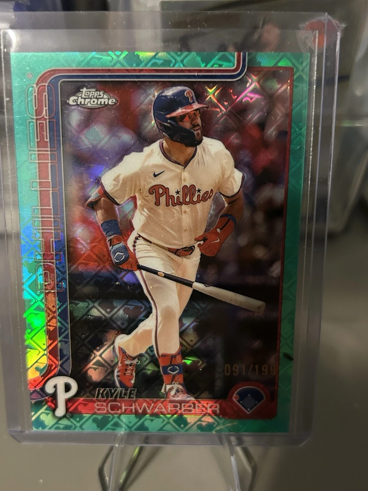 Kyle Schwarber 2025 Topps Chrome Logofractor Edition #PP-15 Power ...