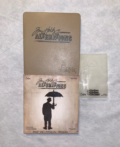 Sizzix ~Tim Holtz ~Alterations ~Umbrella Man ~BigZ Die ~657189 ~ Discontinued | eBay