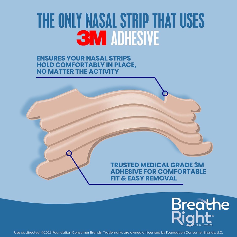 Breathe Right Nasal Strips Lavender Scent Extra Strength Tan Nasal ...
