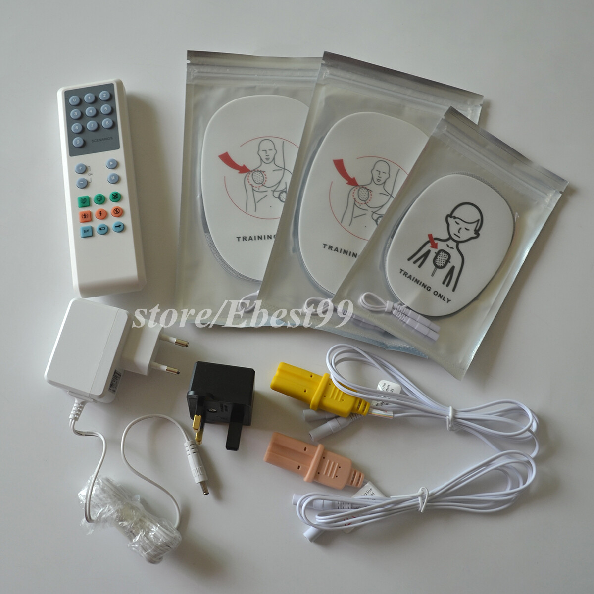 3pcs Automatic Simulation Defibrillator AED Trainer For CPR First Aid ...