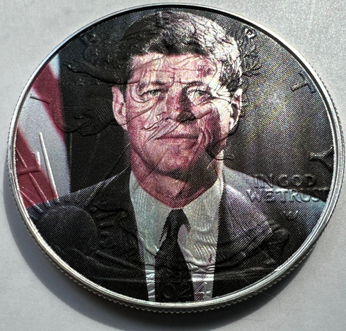 JFK John Kennedy - American Silver Eagle 1oz .999 Limited Ed Silver ...