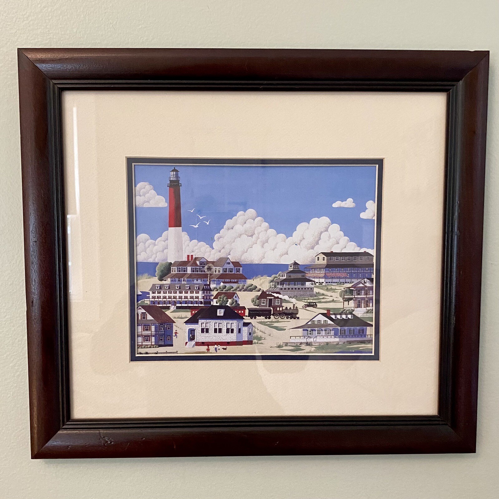 Jean L. Barton Framed Print Lithograph Cape Cod Seashore Ocean ...