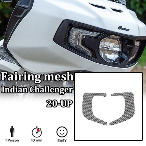 For Indian Challenger 2020-2024 Motorcycle Fairing Mesh Grill Side Vent Screen | eBay