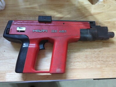 Hilti DX 451 Powder Actuated Nail Gun Fastener Gun | eBay