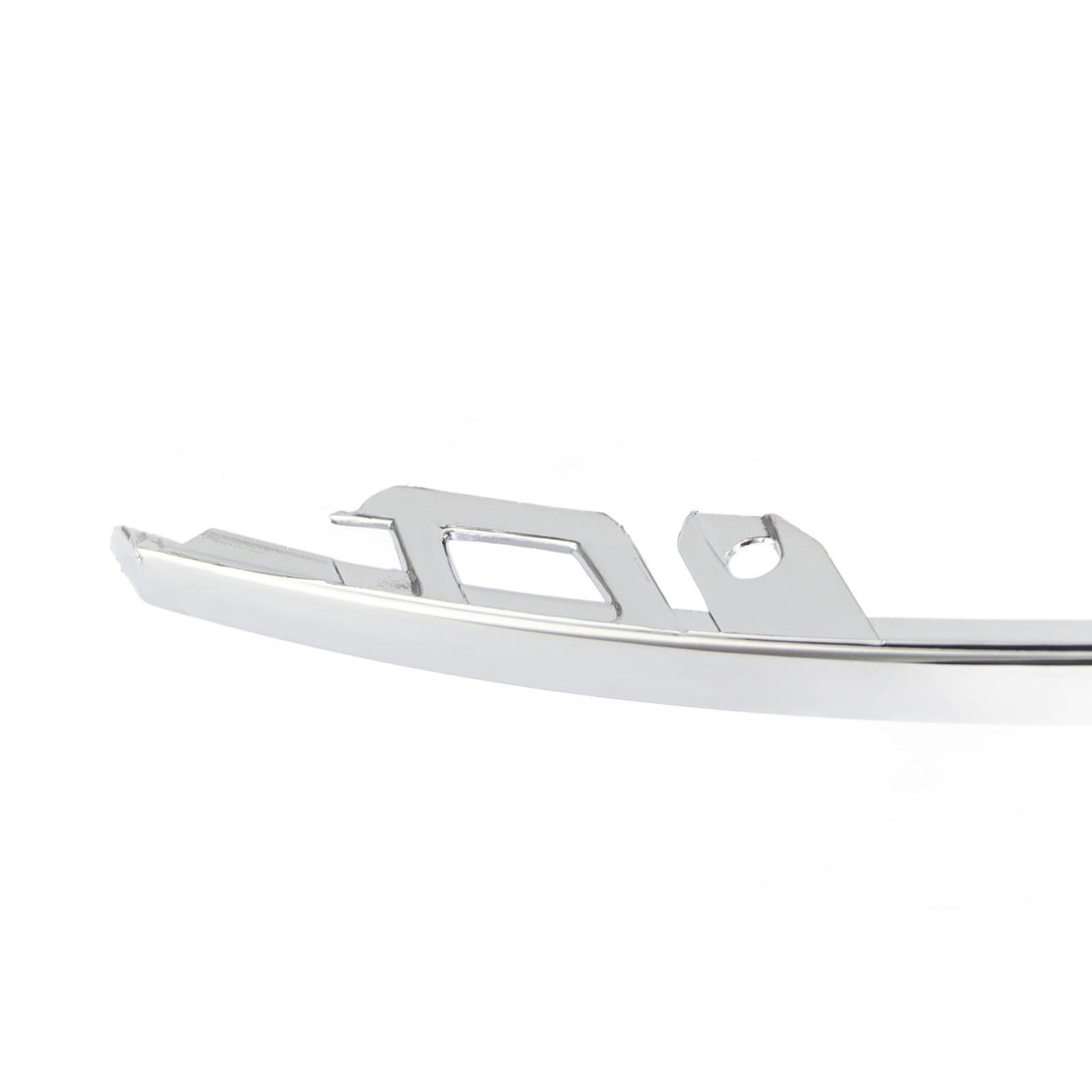 AGS Front Bumper Grille Molding Chrome Alloy Waterproof Foglamp Grill ...