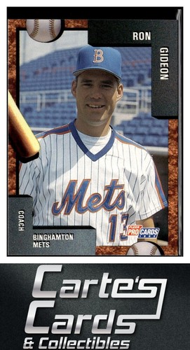 Ron Gideon 1992 Fleer ProCards #533 Binghamton Mets Coach | eBay