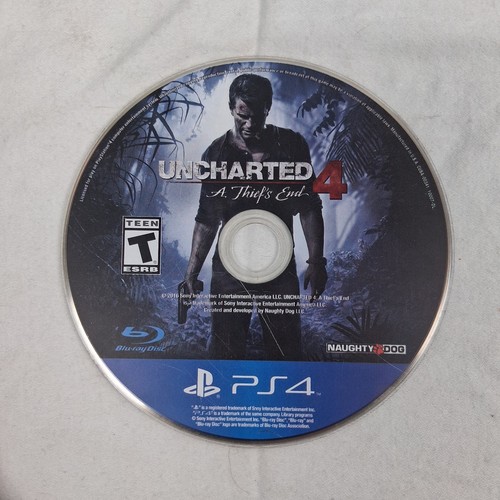 Uncharted 4: A Thief's End Sony PlayStation 4-2016 (PS4) - Disc Only ...