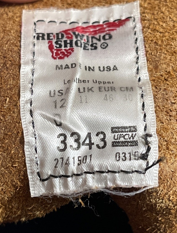 Red Wing 3343 Blacksmith 6” Copper Rough Tough Brown Heritage Boots Men ...