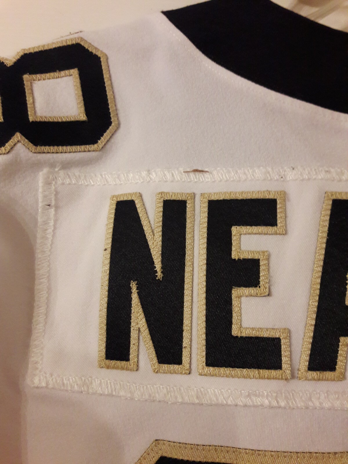 Sharrod Neasman 2018 NEW ORLEANS SAINTS GAME USED WORN JERSEY TOM ...