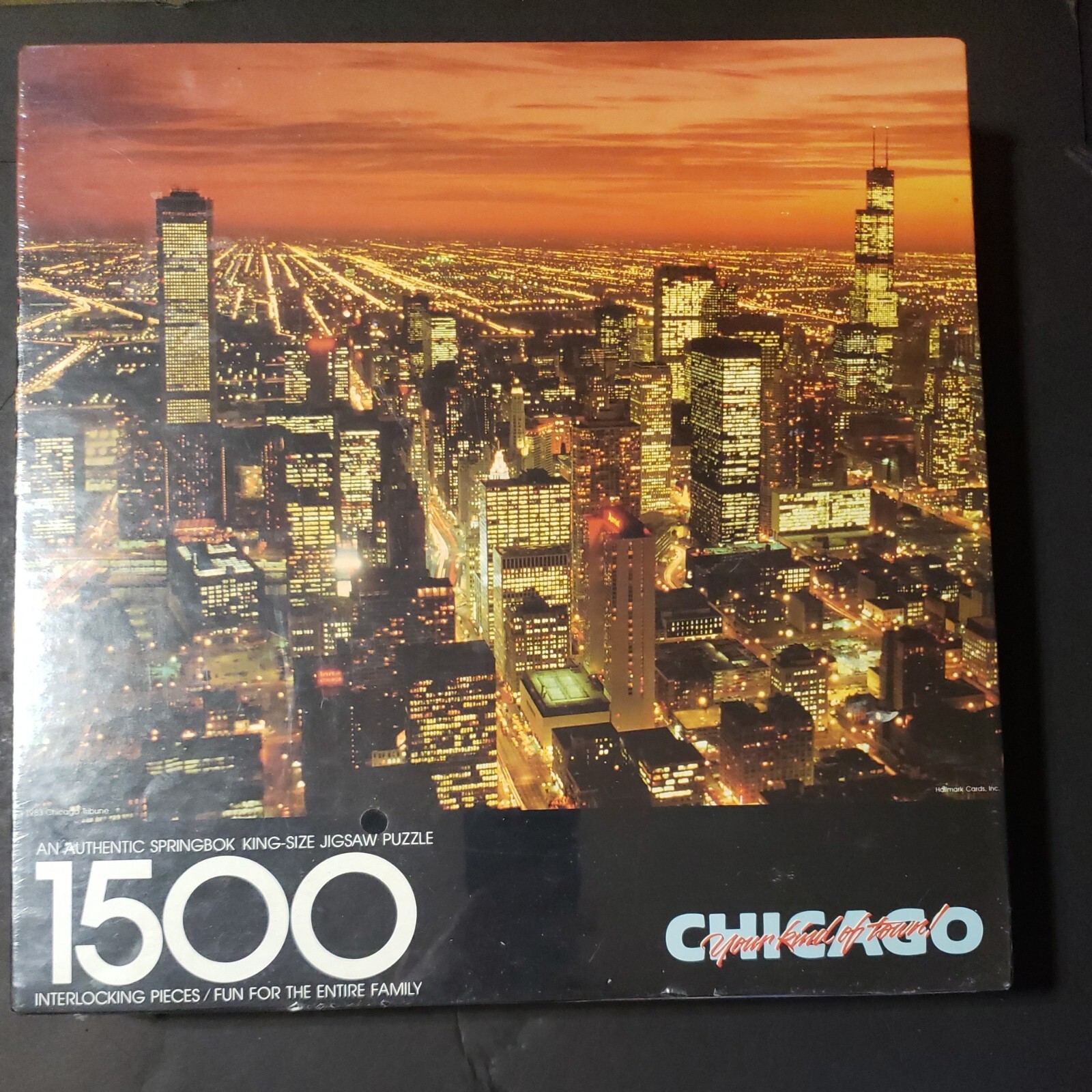 Vintage 1983 Springbok 1500 Piece Puzzle Chicago: You're Kind of Town ...