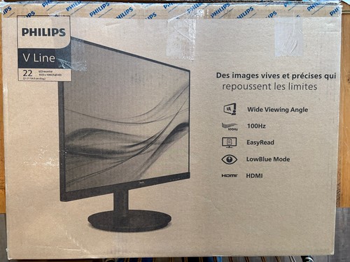 PHILIPS 22 inch Class Thin Full HD (1920 x 1080) Monitor, 100Hz | eBay