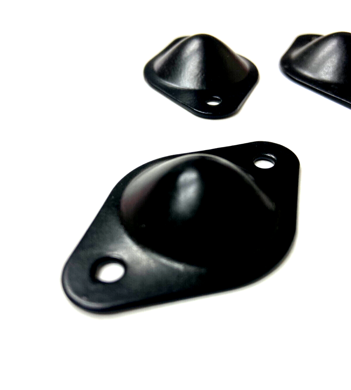 Large Black Metal DJ Cabinet Coffin Feet Set of 8 Speaker Box Enclosure ...