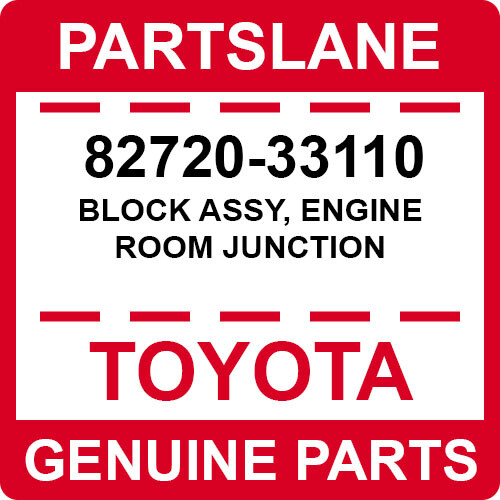 Toyota Camry ACV40 AHV40 OEM Genuine Engine Room Junction Block 82720 ...