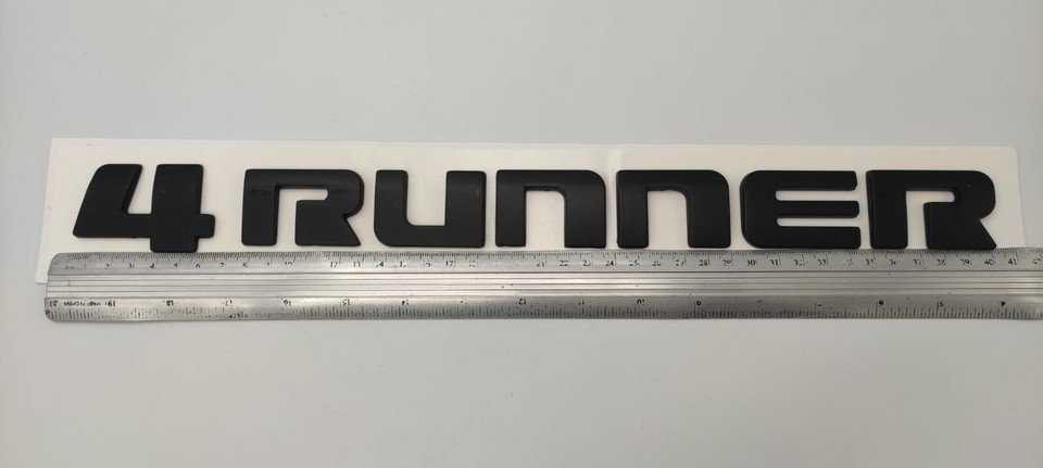 2010-2022 fits Toyota 4 Runner Emblem Tailgate Adhesive Letters Balck ...