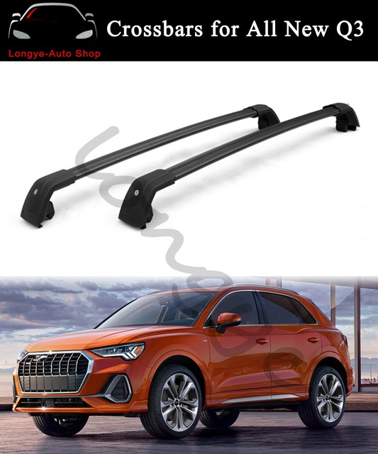 Crossbar Cross bars Fits for Audi Q3 2019 2020 Roof Rack Rail Holder ...