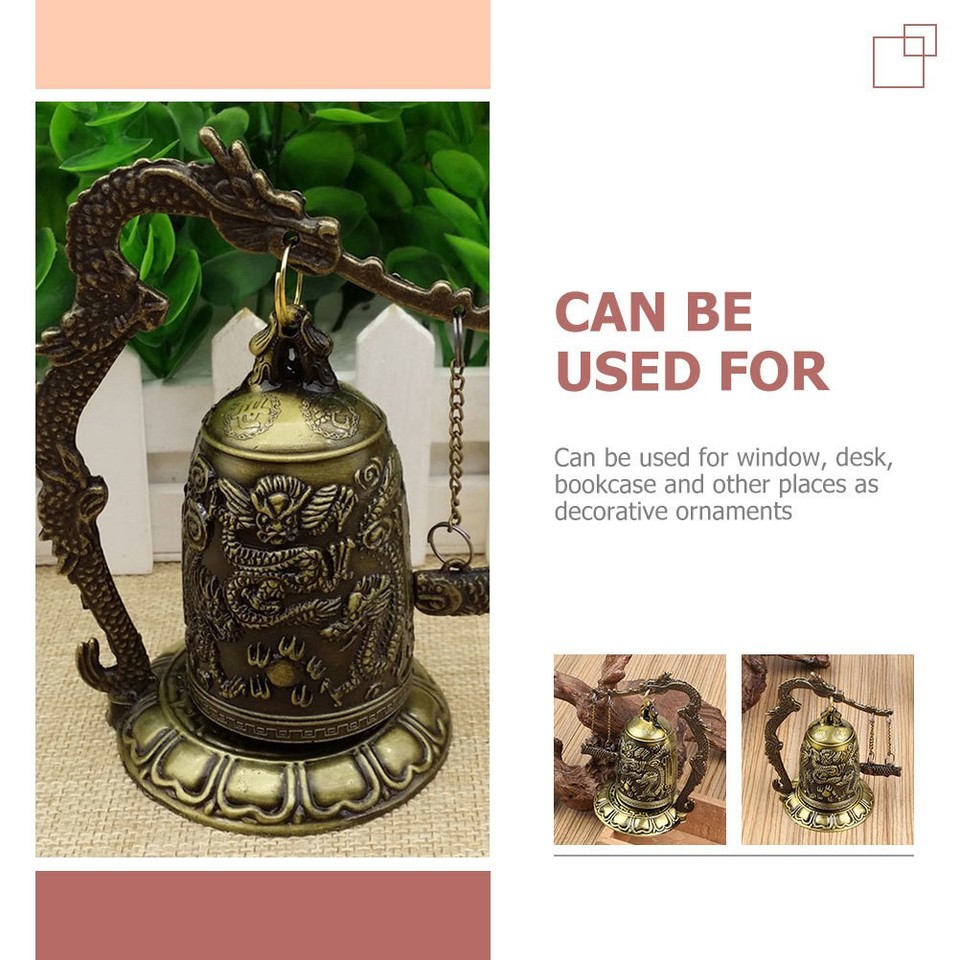 4 Count Dragon Garden Ornaments Metal Bell Desktop Brass Dragon‘ | eBay UK