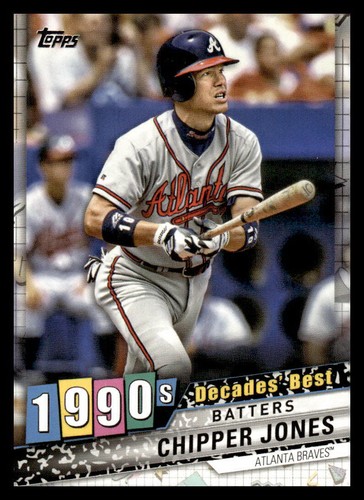 2020 Topps Chipper Jones #DB-59 #DB-59 Decades' Best Atlanta Braves | eBay