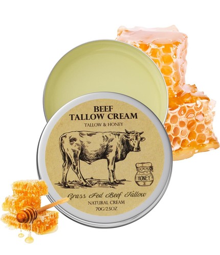 Beef Tallow for Skin, Tallow and Honey Balm,Tallow Face Moisturizer | eBay