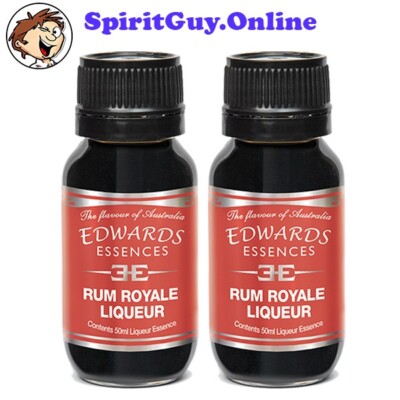 Rum Royale Liqueur Essence Flavouring x 2 Pack By Edwards Essences | eBay