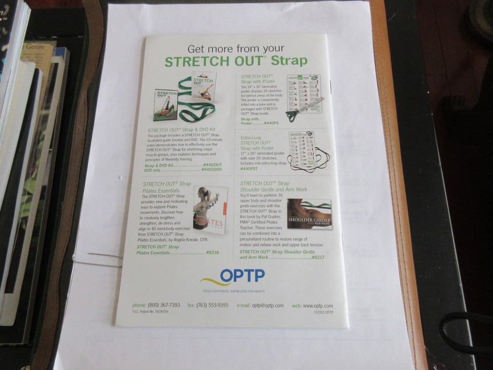 Stretch Out Strap , By DKSA , Stretching Guide , 2011 by OPTP | eBay