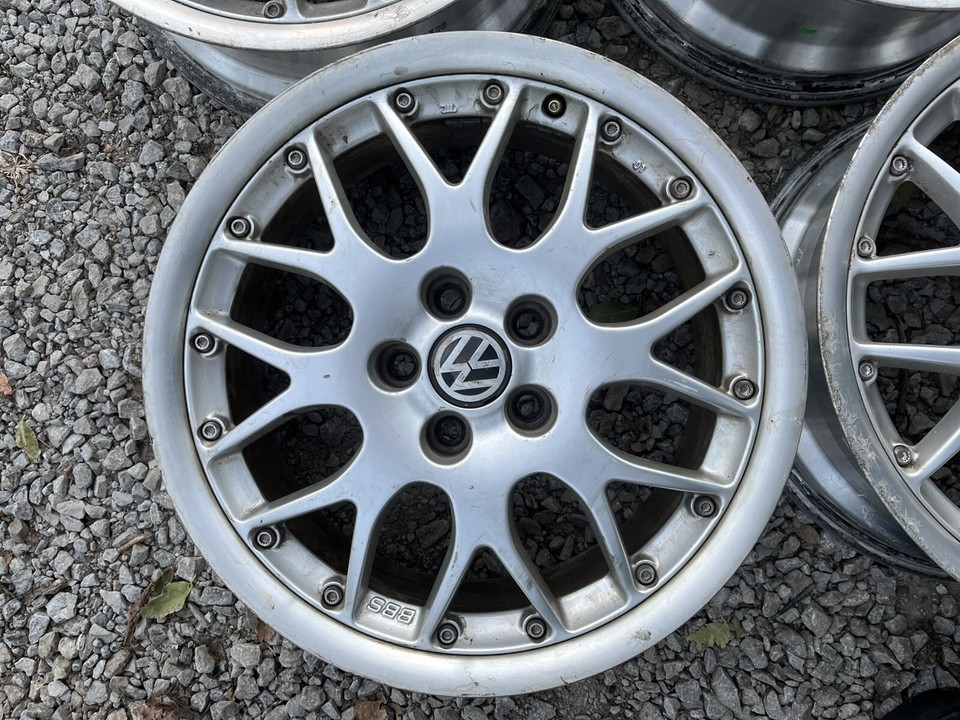 JDM 16" BBS rs rim wheels 100x5 Volkswagen VW Jetta Golf Tdi Alh Rough ...