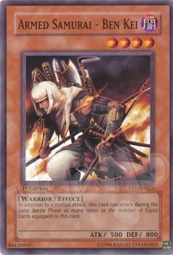 Yugioh - Armed Samurai - Ben Kei - 1st Edition LP - FET - Free ...