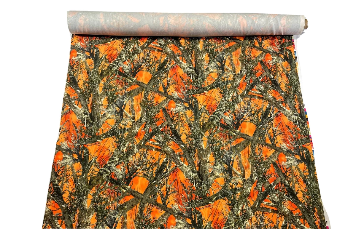 Blaze Orange Camo Background