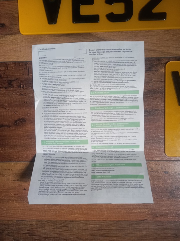 VESPA Private Plate VE52 SPA on Retention With GEL plates - MOD CAMPER ...