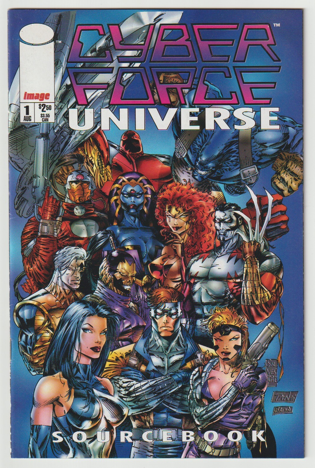 1994 Image Comics CYBER FORCE UNIVERSE SOURCEBOOK Comic Book | eBay