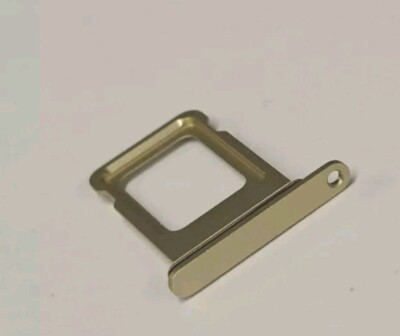 iPhone 15 Dual Two Sim Card Holder Yellow UK Seller | eBay