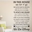 We Do DISNEY House Rules Vinyl Wall Art Sticker Quote Kids Family Decal ...