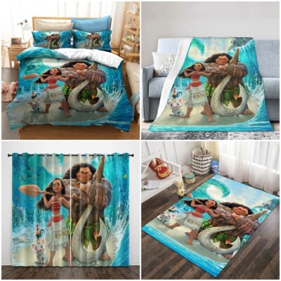 Moana Adventure Duvet Cover Bedding Set Carpet Floor Mat Blanket ...