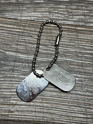GI Joe Dog Tag Snake Eyes Classified Commando (both tags & chain ...