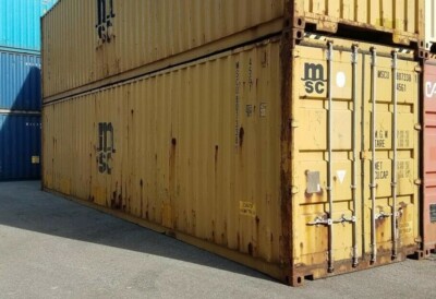 Used 40' High Cube Steel Storage Container Shipping Cargo Conex Seabox ...