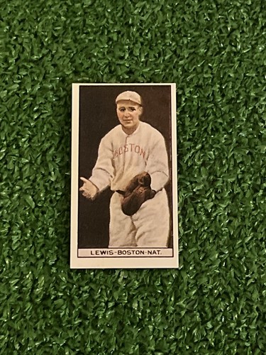 Irving Lewis Boston National 1912 Tobacco Card Reprint | eBay