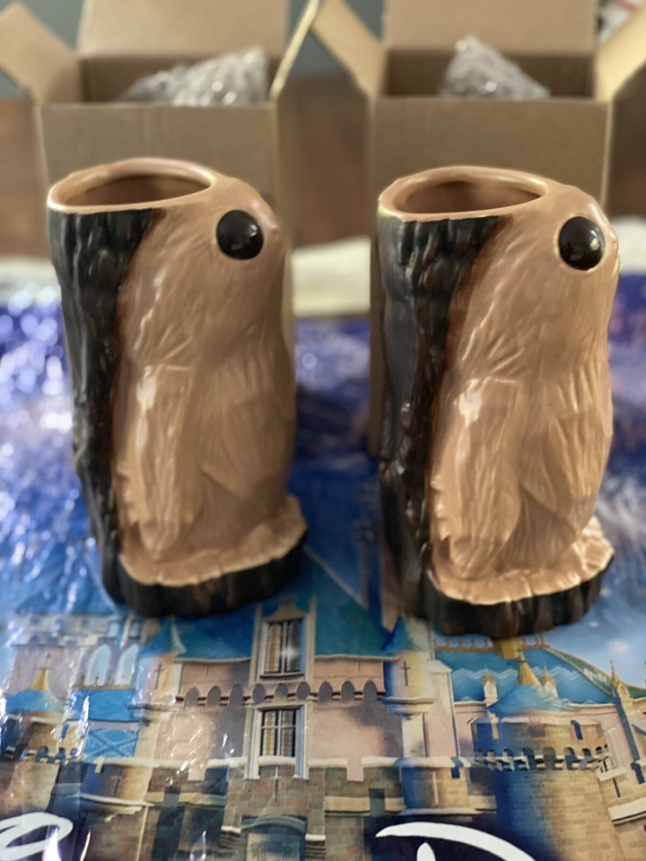 NEW Porg Mug Ogas Cantina Star Wars Galaxys Edge Disney SET Of 2! | eBay