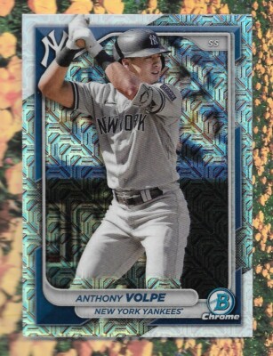 ANTHONY VOLPE 2024 TOPPS BOWMAN CHROME MOJO INSERT ROOKIE RC CARD #76 ...