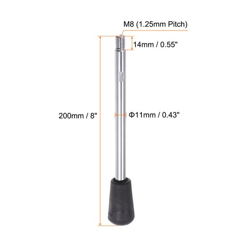 M8 Crank Handle Grip Lathe Machine Revolving Clamping Handles 200mm ...