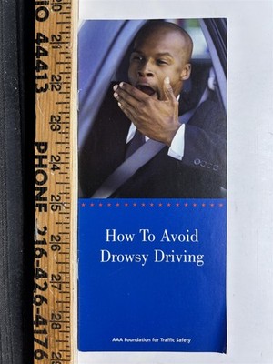 How to Avoid Drowsy Driving AAA Traffic Safety Information Brochure ...
