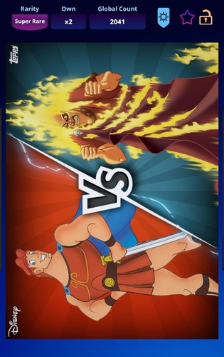 Topps Disney Collect Digital 2021 Heroes Motion HERCULES vs HADES | eBay